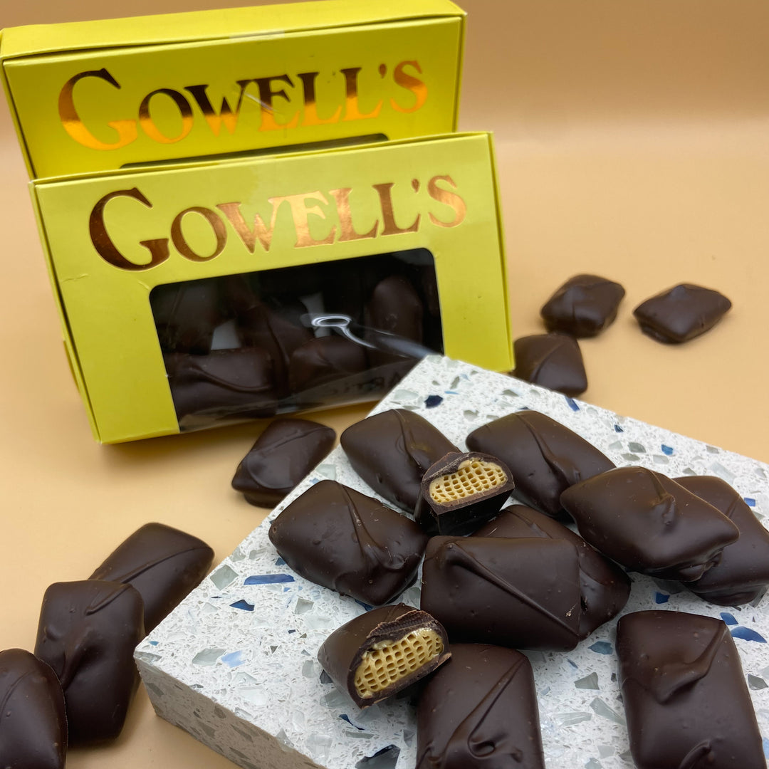 Chocolate Covered Molasses Chips – Gowell's Homemade Candy